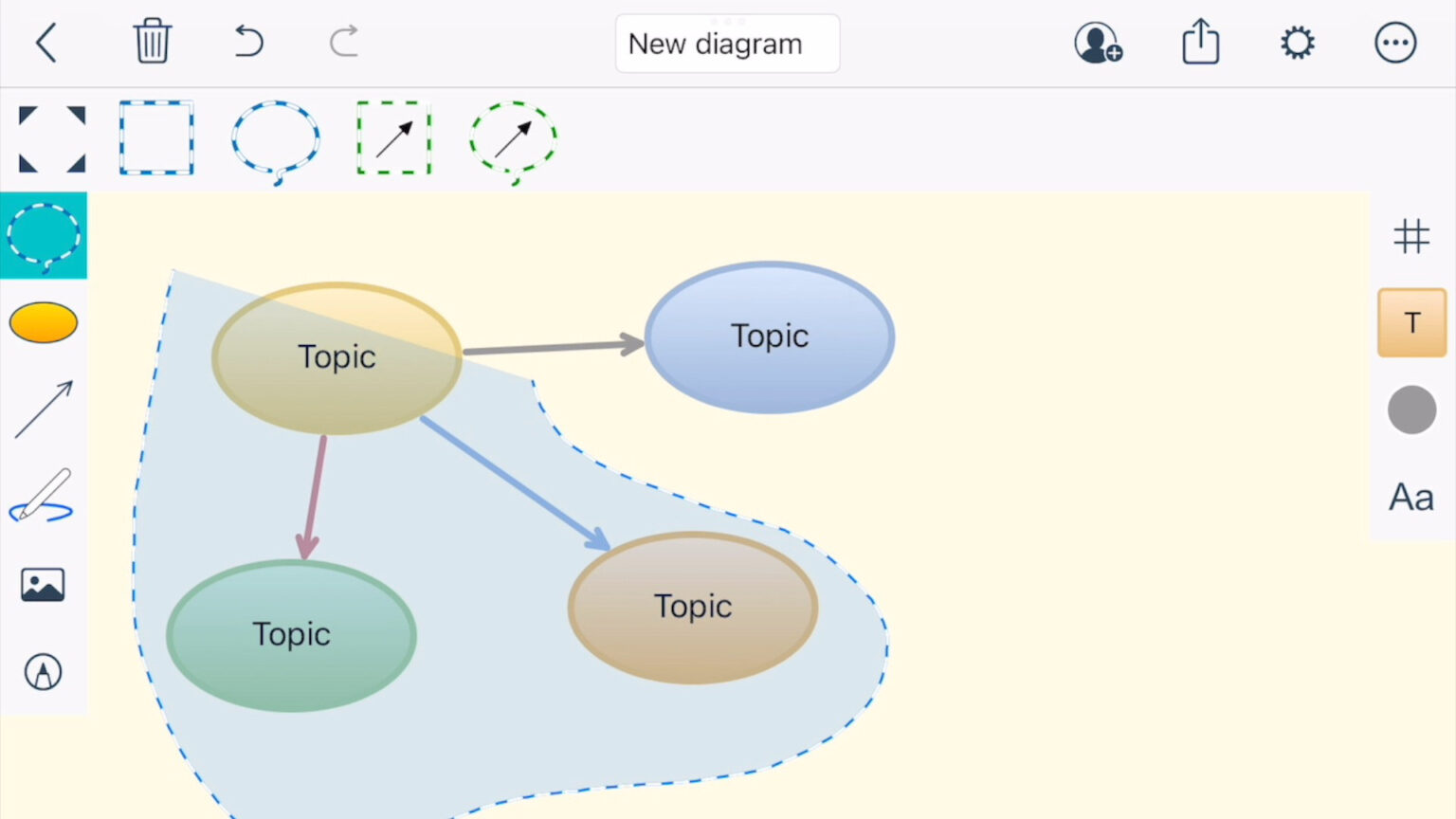 Diagrams Notepad - diagramming app for iOS and macOS
