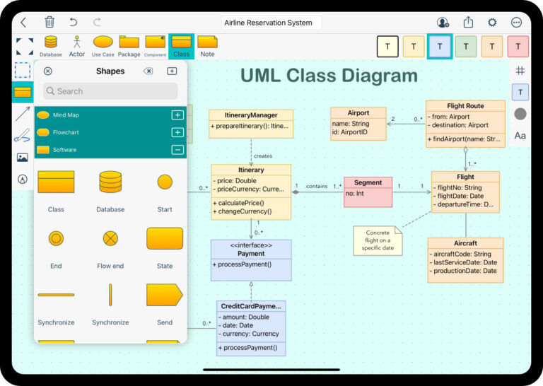 Diagrams Notepad - diagramming app for iOS and macOS